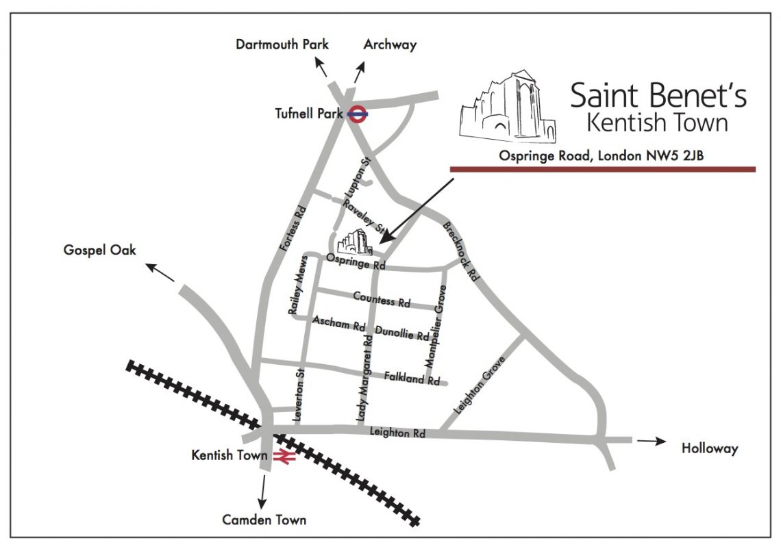 the rich man and lazarus art-janknegt - Saint Benet's Church Kentish Town